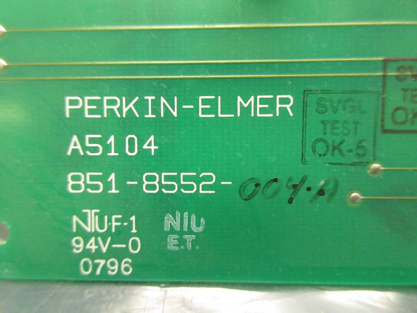 Perkin-Elmer 851-8552-004 Processor PCB Card Rev. A SVG ASML 90S Used ...