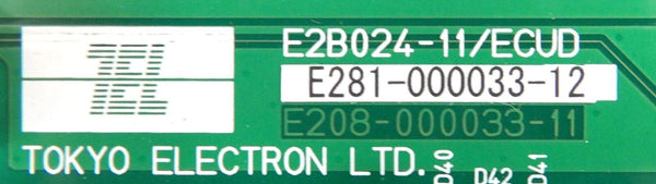 TEL Tokyo Electron E281-000032-12 VME PCB Card E2B023/ECU ECC2 Working – Semiconductor Spares Store
