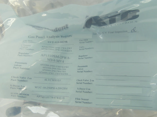 ATC Aztech Controls NVT-910-00298 Gas Panel Assembly New Surplus – Semiconductor Spares Store