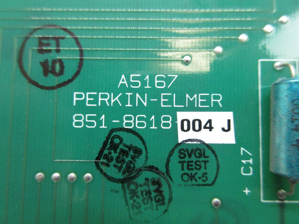 Perkin-Elmer 851-8618-004 Processor PCB Card A5167 Rev. J SVG ASML 90S ...