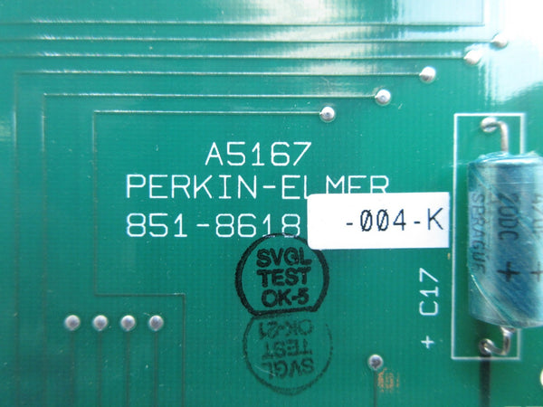 Perkin-Elmer 851-8618-004 Processor PCB Card A5167 Rev. K SVG ASML 90S – Semiconductor Spares Store