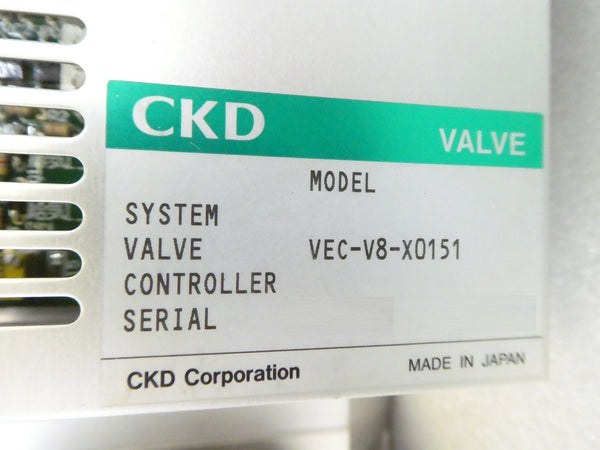 CKD VEC-V8-X0151 Pressure Controller Valve System TEL Tokyo Electron W – Semiconductor Spares Store