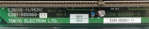 TEL Tokyo Electron E244-000081-11 Backplane PCB E281-000060-11 E2B110- – Semiconductor Spares Store