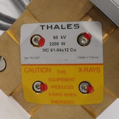 Thales MC 61-04x12 Cu Ceramic XRD X Ray Rube Assembly 60 kV 2200 W Wor – Semiconductor Spares Store