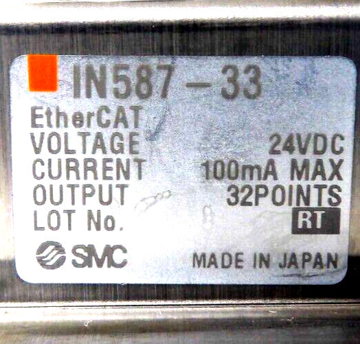 SMC IN587-33 32-Port EtherCAT Pneumatic Manifold Assembly Working Surp – Semiconductor Spares Store