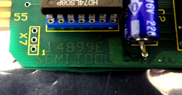 Semitool 14899-01 68000 CPU PCB Interface Card 14899 Refurbished – Semiconductor Spares Store