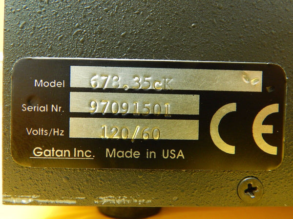 Gatan 678.35000 Gate Valve Controller 678.35cK JEM-2010F TEM Used Work ...