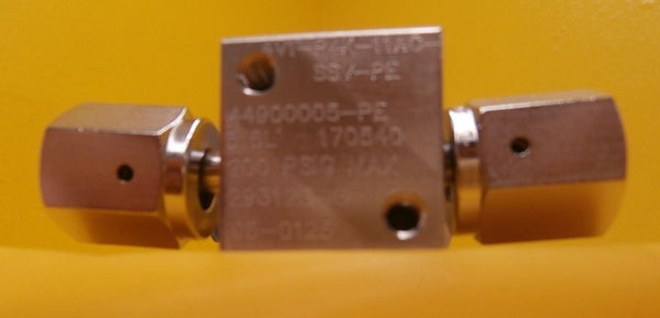 Parker Veriflo 44900005-PE High Purity Bellows Valve 4V1-P4K-11AC-SSV ...