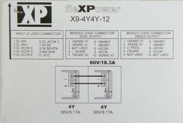 XP Power X9-4Y4Y-12 Power Supply Power Supply fleXPower Lot of 4 Worki ...