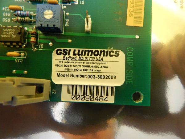 GSI Lumonics 003-3002009 Optics PCB KLA-Tencor CRS-3000 General Scanni ...