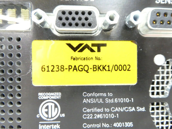 VAT 61238-PAGQ-BKK1 Butterfly Valve Control System Series 612 Working ...
