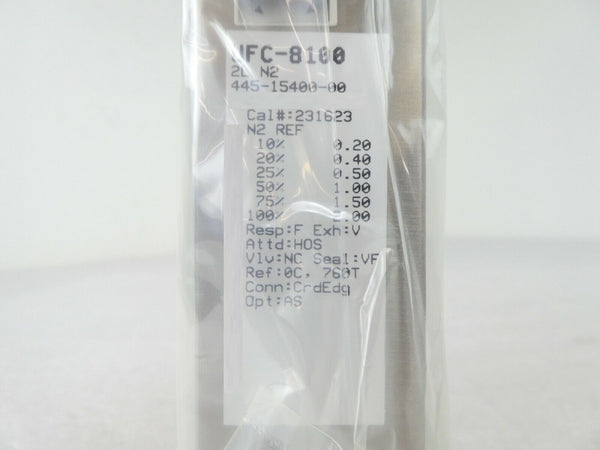 UNIT Instruments UFC-8100 Mass Flow Controller MFC Mattson 445-15400-0 ...