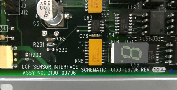 AMAT Applied Materials 0190-09796 LCF Sensor Interface PCB Module Work ...