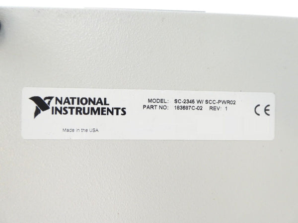 National Instruments 183687C-02 Signal Conditioner SC-2345 w/SCC-PWR02 ...