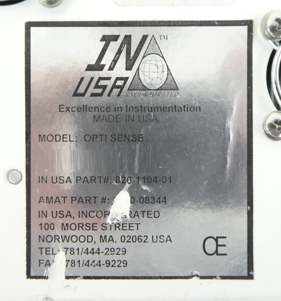 InUSA 820-1104-01 NDIR OPTI-Sense 5000 Module AMAT 0190-08344 Working ...