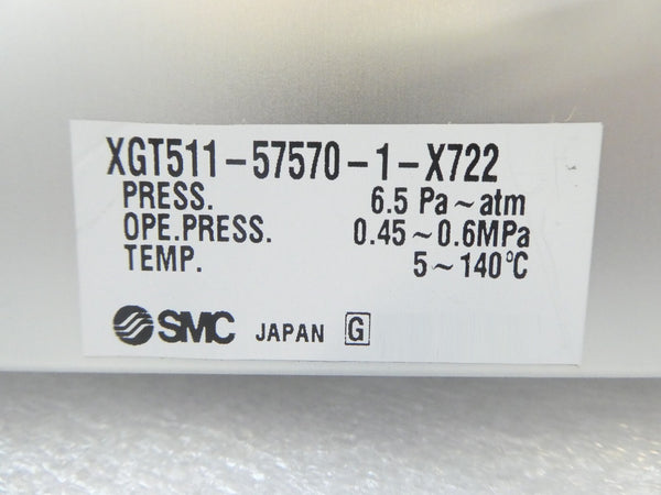 SMC XGT511-57570-1-X722 High Vacuum Slit Valve TEL L15U80-000405-11 Ne ...