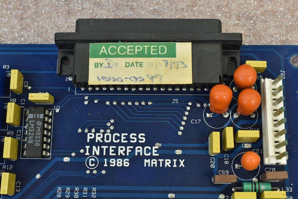 Matrix Integrated Systems 100-0047 PCB Process Interface ...