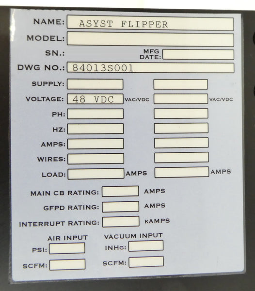 Asyst Technologies 300mm Spartan Wafer Flipper 84013S001 EFEM Sorter W ...