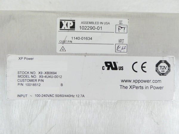 XP Power 102290-01 Power Supply X9-4U4U-0012 10018512 AMAT 1140-01634 ...