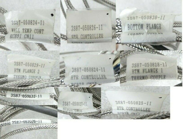 RKC Instruments CVD Thermocouple Set of 10 TEL 3S87-050824-11 TEL Tria ...