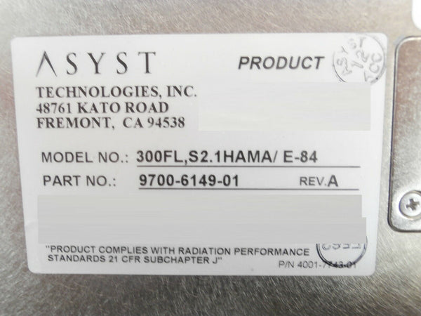 Asyst Technologies 9700-6149-01 300mm Load Port SMIF-300FL AMAT Excite ...