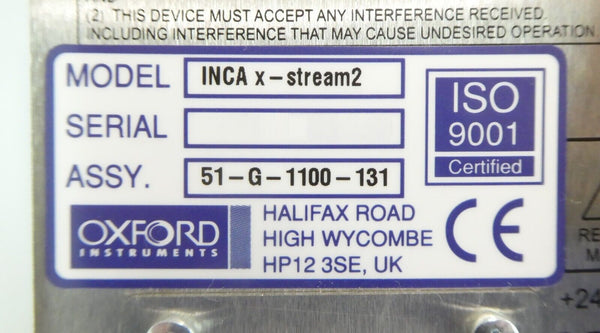 Oxford Instruments 51-G-1100-131 INCA x-stream2 Controller Working Sur ...