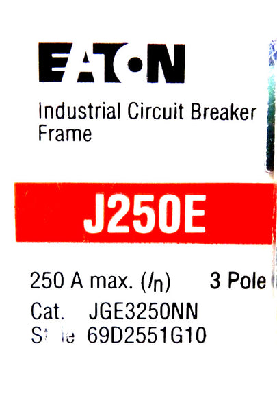 Eaton JGE3250NN Industrial Circuit Breaker J250E 69D2551G10 Lot of 4 W ...