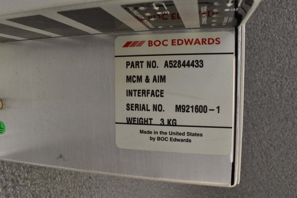 Edwards A52844433 Vacuum Pump Interface Module – Semiconductor Spares Store