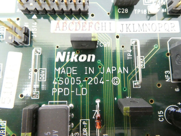 Nikon 4S005-204-Ⓖ PPD-LD PCB NSR-S204B Step-and-Repeat System Working ...