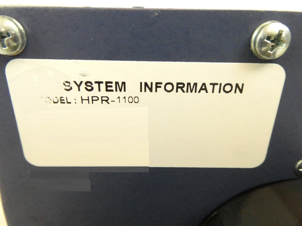 Inficon HPR-1100 Transpector HPR Gas Analyzer 924-601-G1 with H100M Wo ...