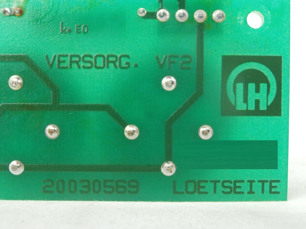 Leybold Vacuum 20030569 Input Feed VF2 Board PCB ULTRATEST UL 500 Work ...