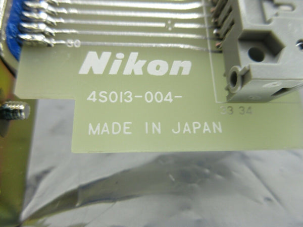 Nikon 4S013-004 Interface Board PCB NSR-1755G7A Step-and-Repeat G-Line ...