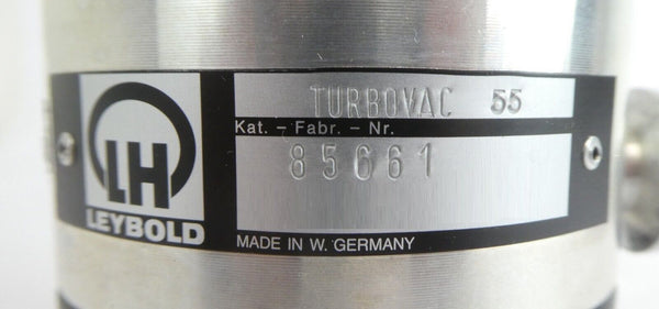 TURBOVAC 55 Leybold Vacuum 85661 Turbomolecular Pump Turbo Tested Work ...