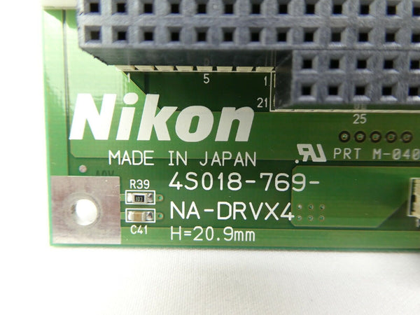 Nikon 4S018-769 Driver Board PCB NA-DRVX4 H=20.9mm NSR-S306C DUV Worki ...