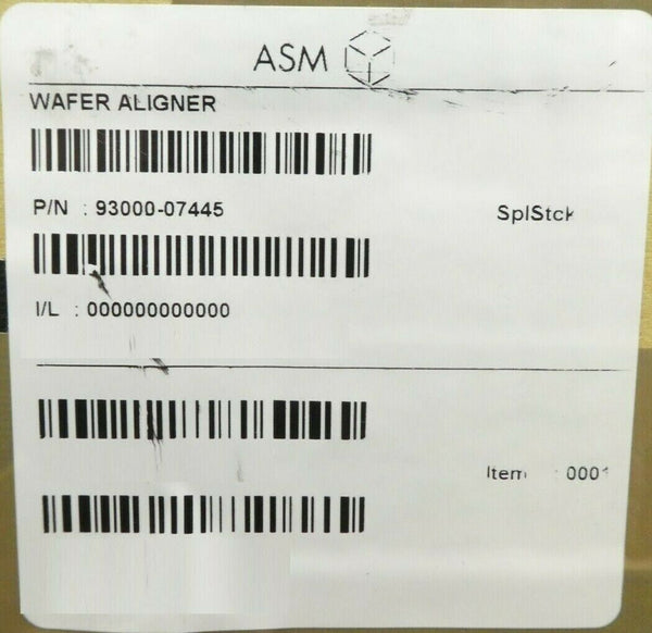 ASM Advanced Semiconductor Materials 93000-07445 Wafer Aligner New Sur ...