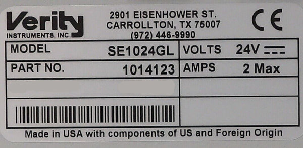 Verity 1014123 Precision Endpoint System SE1024GL EyeD AMAT 0190-82303 ...