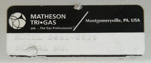 Matheson Tri-Gas S081-0626 PRO 201 Controller S085-0206 SEMI-GAS Worki ...
