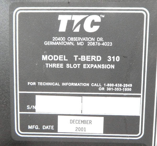TTC T-BERD 310 Communications Analyzer L-S.01 7 Options M-S.10 Lot of ...