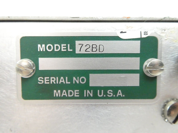 Boonton Electronics 72BD Capacitance Meter 2-2000pF 1 MHz 72-4B Surplu ...