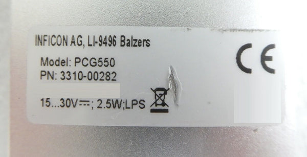 Inficon 3310-00282 Pirani Capacitance Diaphragm Gauge PCG550 Lot of 2 ...