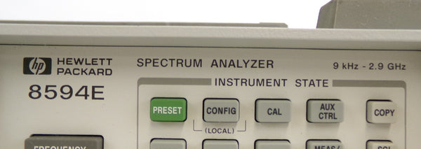 HP Hewlett-Packard 8594E Spectrum Analyzer 9 kHz - 2.9 GHz Untested Su ...