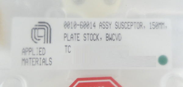 AMAT Applied Materials 0010-60014 150mm BWCVD Stock Plate Susceptor 6 ...