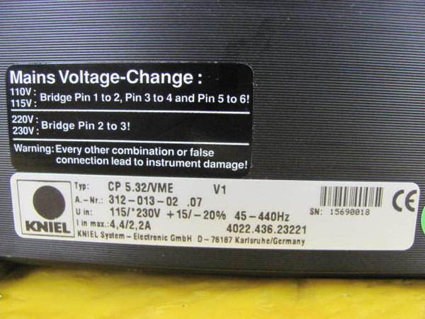 Kniel 312-013-01 .07 Power Supply PCB CP 5.32/VME ASML 4022.436.23221 ...