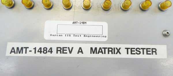 Varian Semiconductor Equipment AMT-1484 Matrix Tester IIS Untested Spa ...