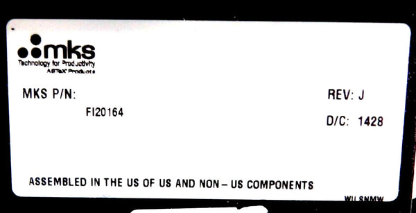 MKS Instruments FI20164 Precision Power Detector Microwave RF ASTeX Wo ...
