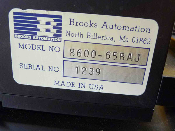 Brooks Automation 8600-65BAJ 200mm Wafer Indexer Working Surplus ...