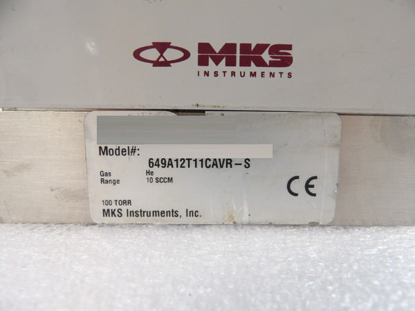 MKS Instruments 649A12T11CAVR Pressure Controller Type 649 Working Spa ...