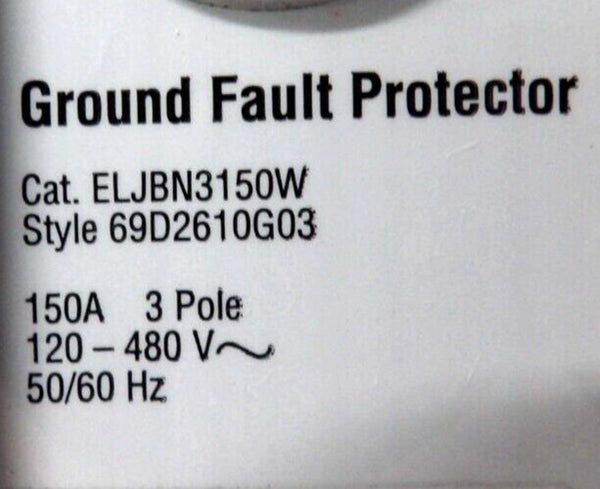 Eaton JGE325032G 3 Pole Circuit Breaker J250E ELJBN3150W Working Surpl ...