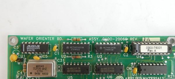 AMAT Applied Materials 0100-20069 Wafer Orienter PCB Damaged Clip Work ...