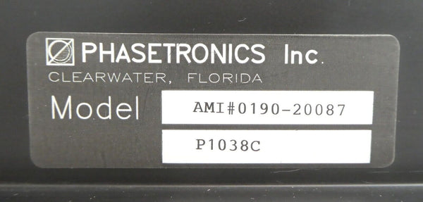 Phasetronics P1038C Phase Angle Controller AMAT 0190-20087 Working Sur ...